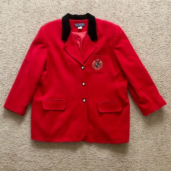 Maggie Mcnaughton | Jackets & Coats | Vintage Maggie Mcnaughton Red ...